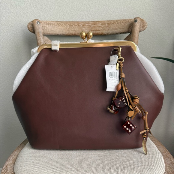Coach | Bags | Coach Large Kisslock Frame Bag | Poshmark
